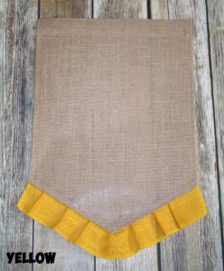 Color Ruffle Burlap Flags – Blanks Outlet
