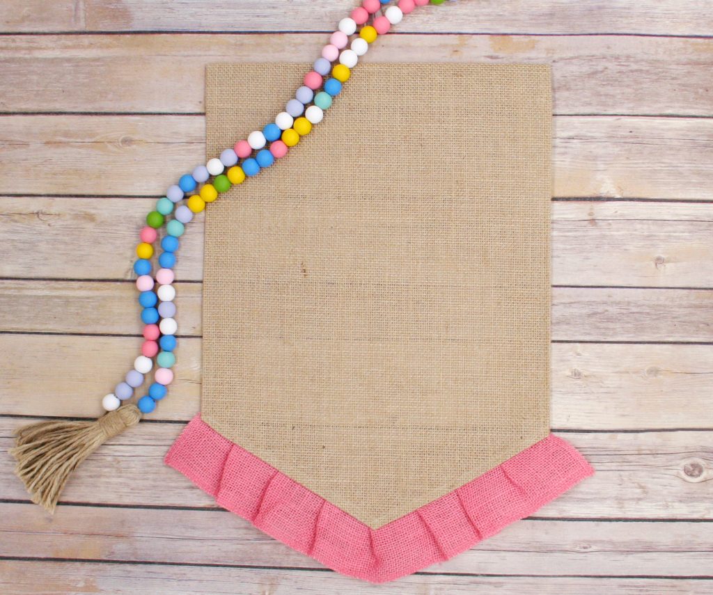 Color Ruffle Burlap Flags - Blanks Outlet
