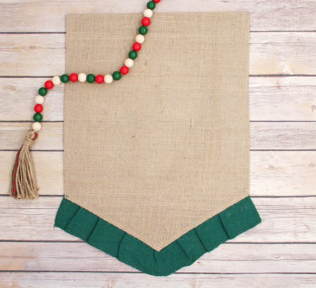 Color Ruffle Burlap Flags - Blanks Outlet