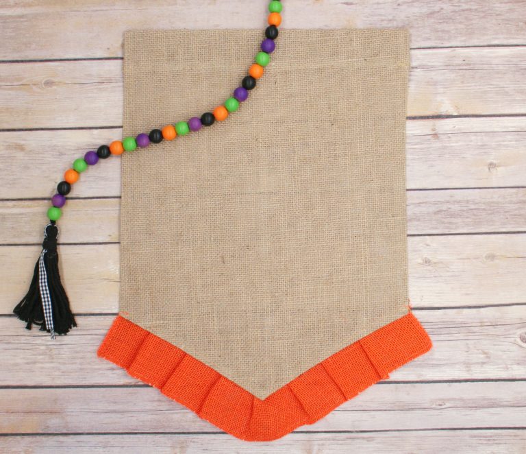 Color Ruffle Burlap Flags - Blanks Outlet