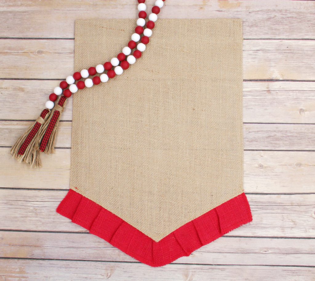 Color Ruffle Burlap Flags - Blanks Outlet