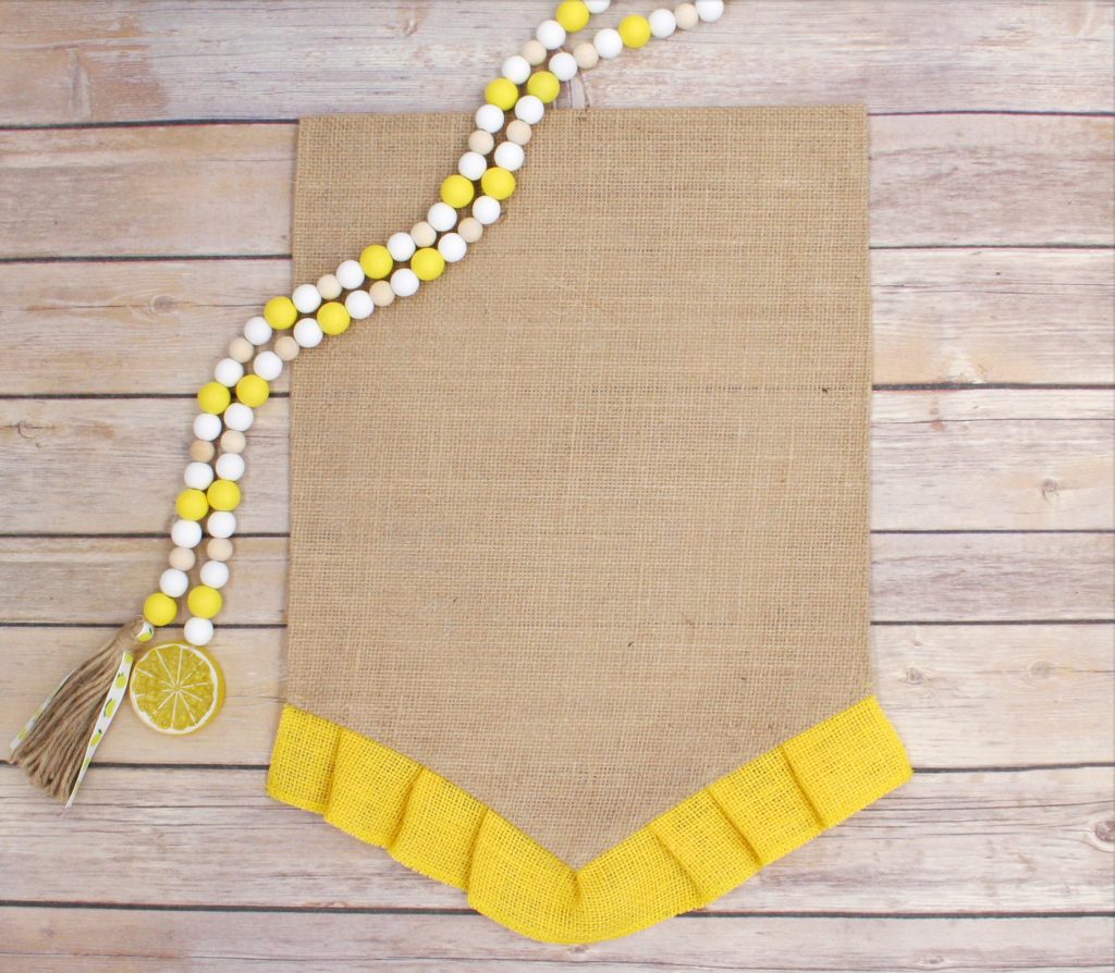 Color Ruffle Burlap Flags - Blanks Outlet