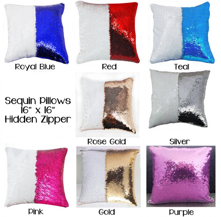 Sequin Pillow Covers - Blanks Outlet