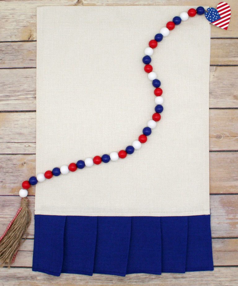 Color Ruffle Blank Sublimation Flag - Blanks Outlet