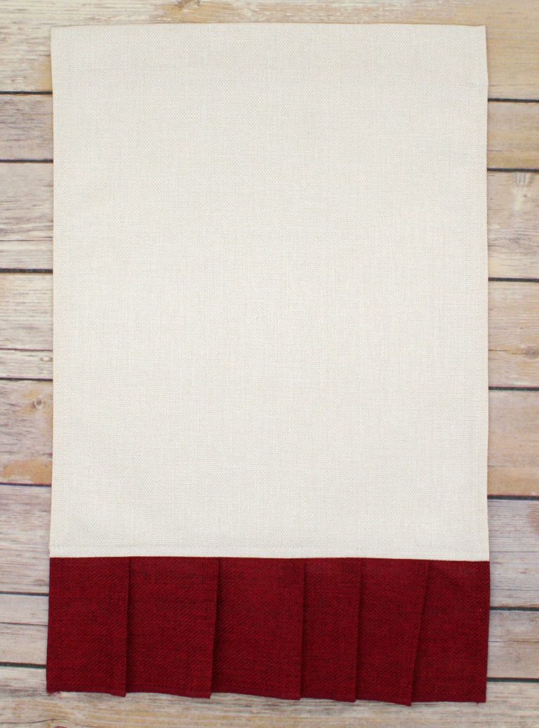 Color Ruffle Blank Sublimation Flag - Blanks Outlet