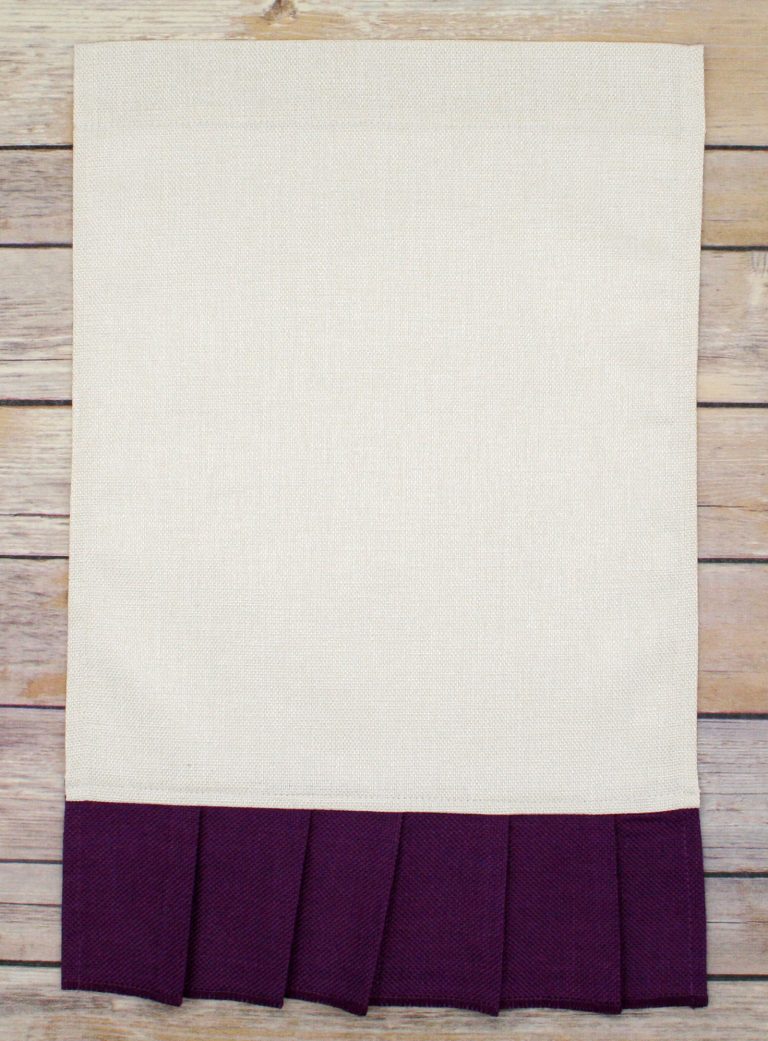 Color Ruffle Blank Sublimation Flag - Blanks Outlet