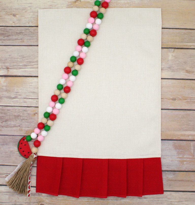 Color Ruffle Blank Sublimation Flag - Blanks Outlet