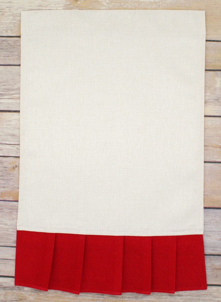 Color Ruffle Blank Sublimation Flag - Blanks Outlet