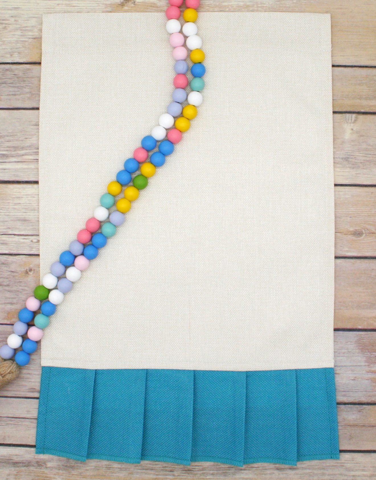 Color Ruffle Blank Sublimation Flag - Blanks Outlet