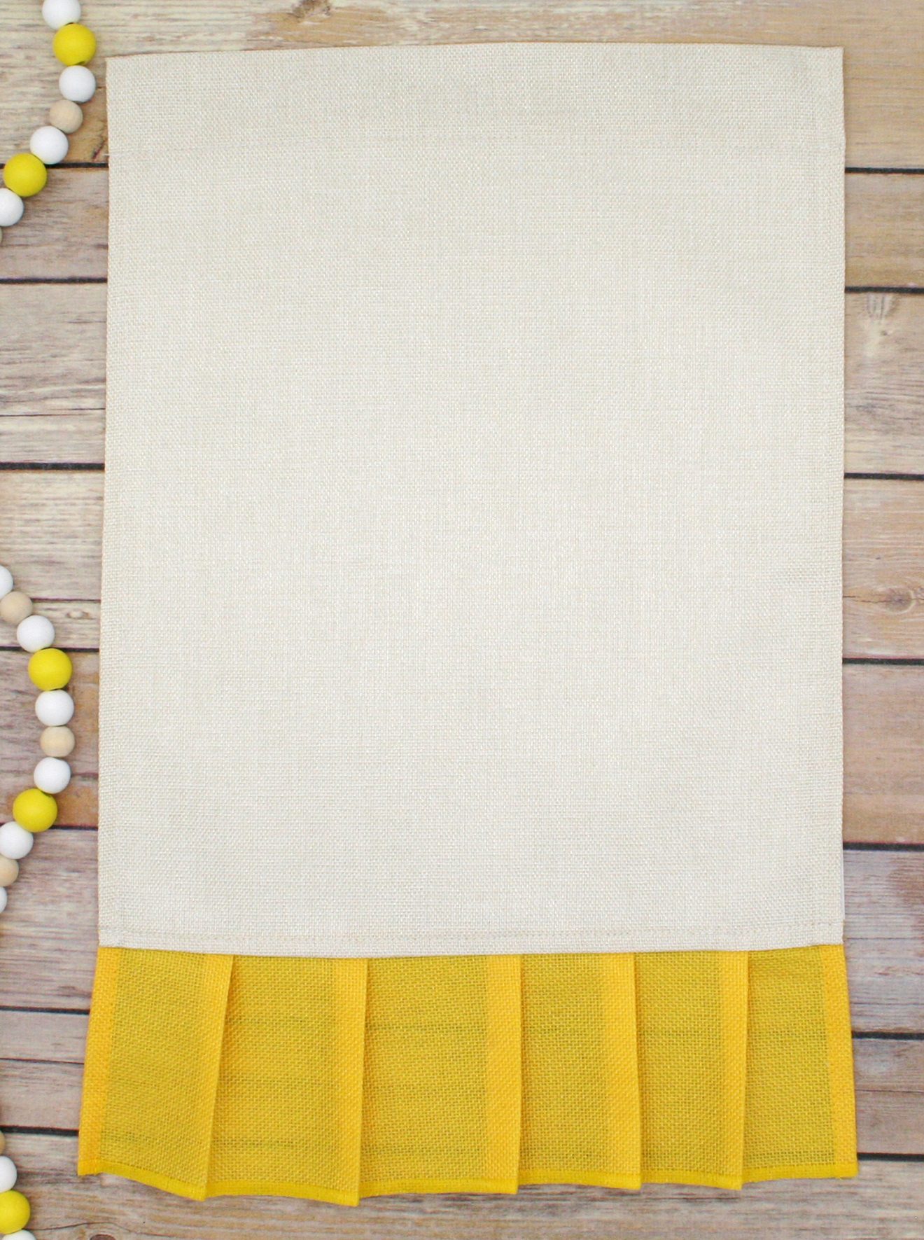 Color Ruffle Blank Sublimation Flag - Blanks Outlet